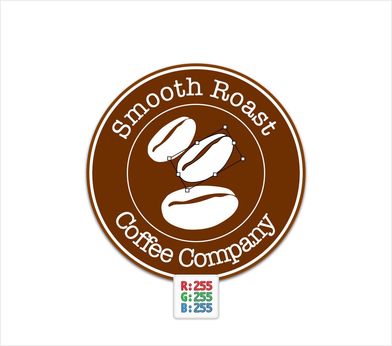 Graphic - Design a Logo with Curved Text